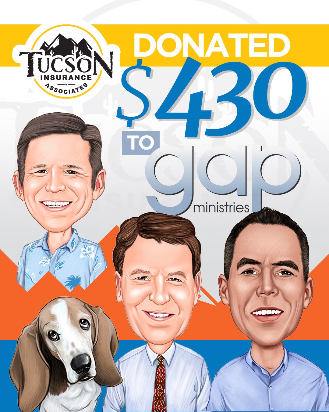 Client Success Stories: Tucson Insurance Donates!