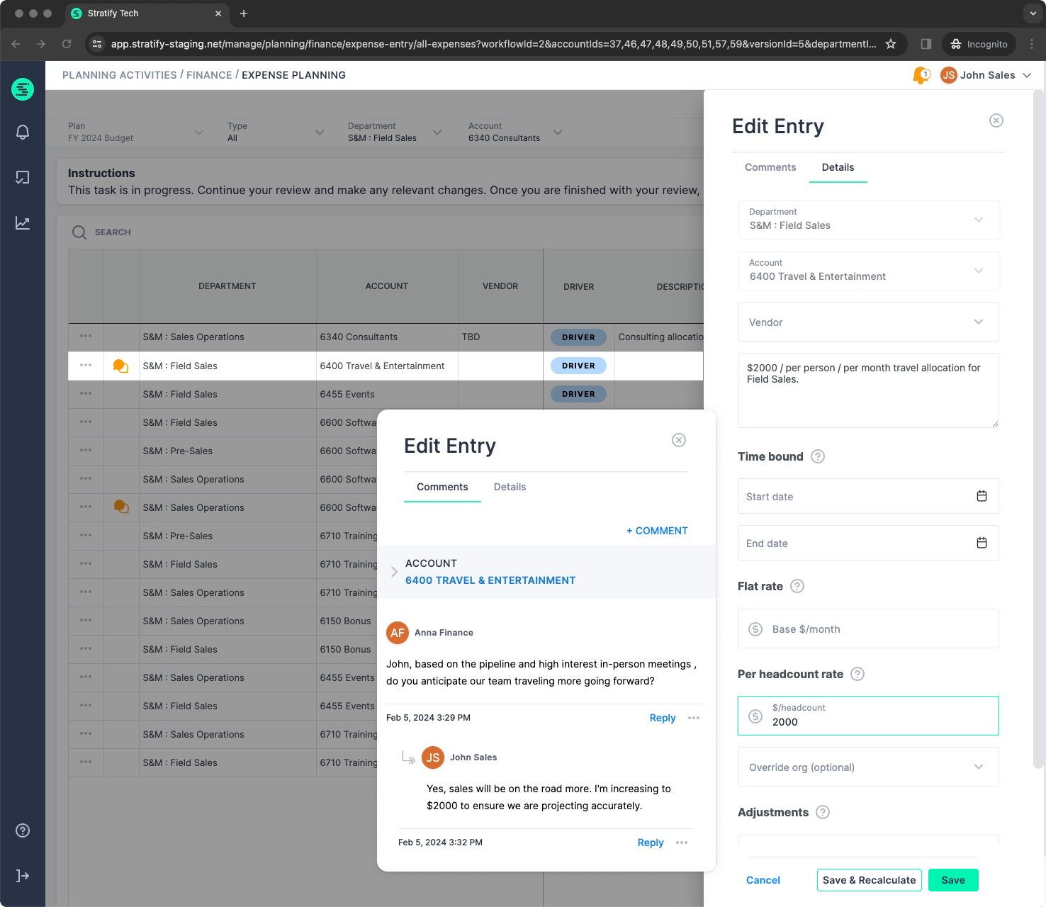 How to Use Workflows for Collaborative Budgeting in Stratify