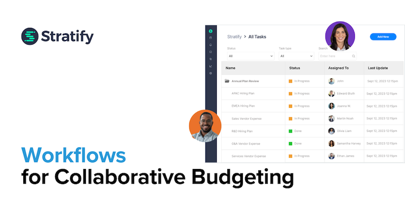 How to Use Workflows for Collaborative Budgeting in Stratify