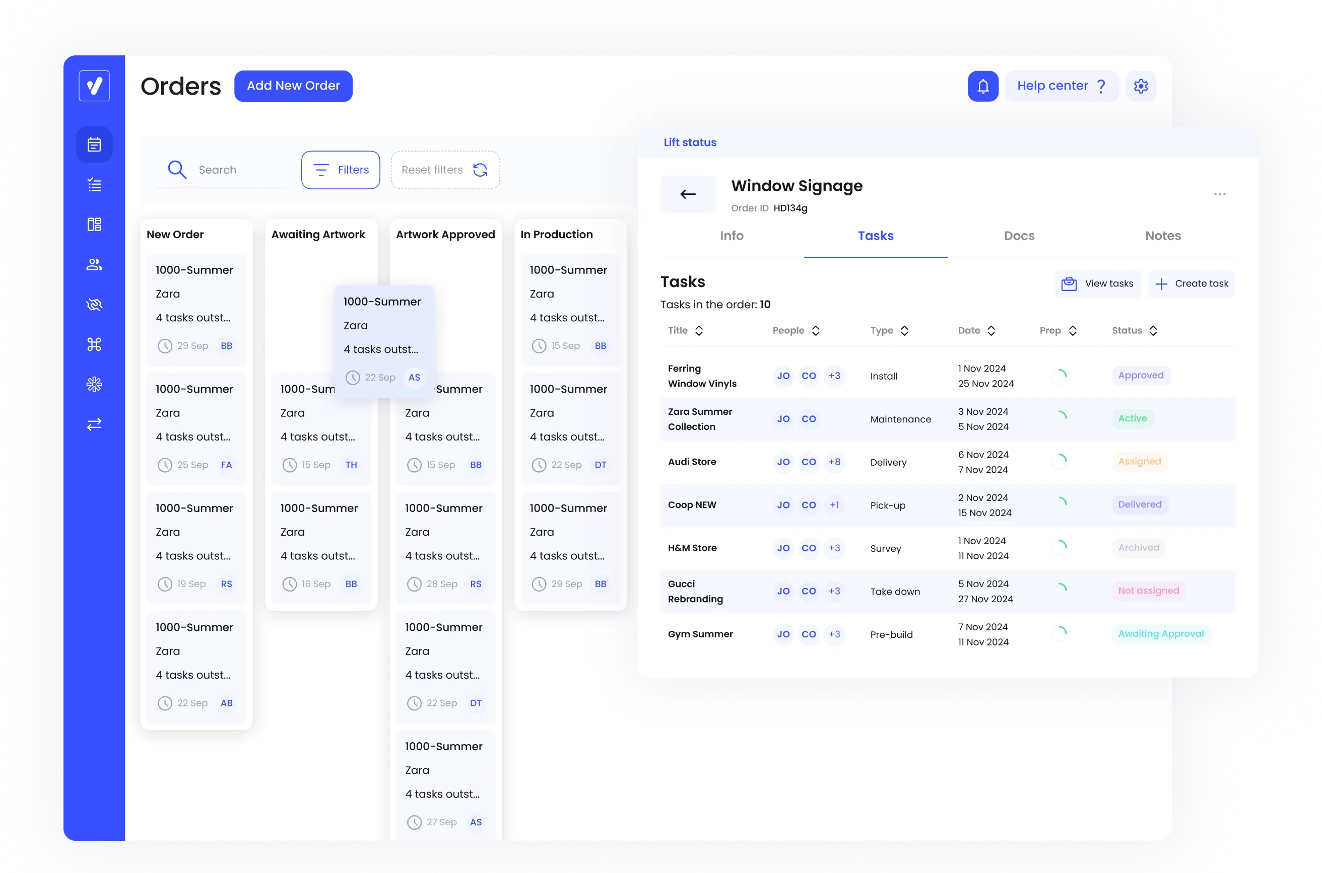 Vantage - Project management software for signage & print companies