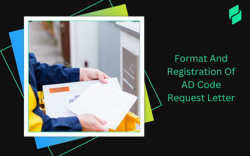 Format And Registration Of AD Code Request Letter