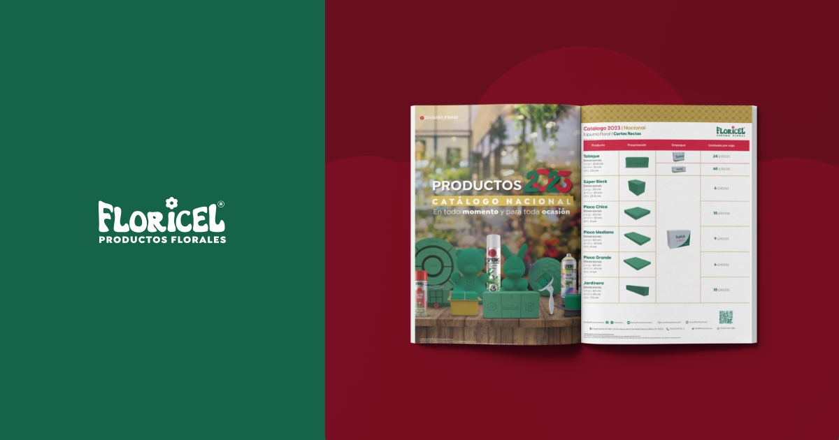 Espuma floral y artículos florales en México. Floricel