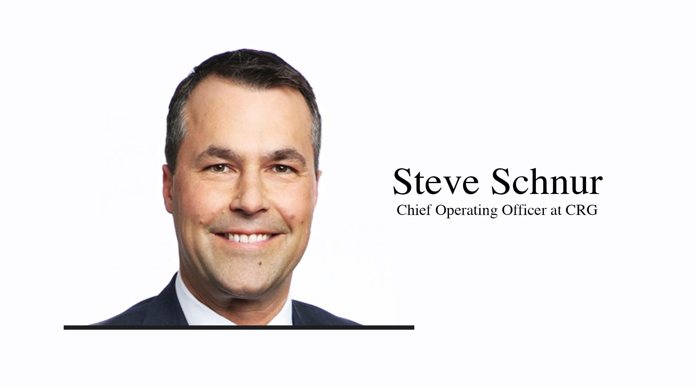 Welcoming Steve Schnur to CRG