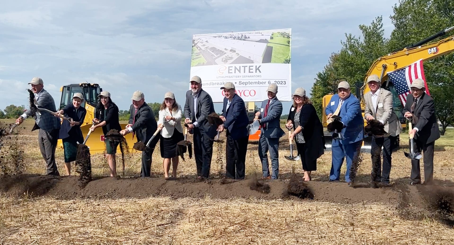 ENTEK Groundbreaking for $1.5 Billion Production Facility