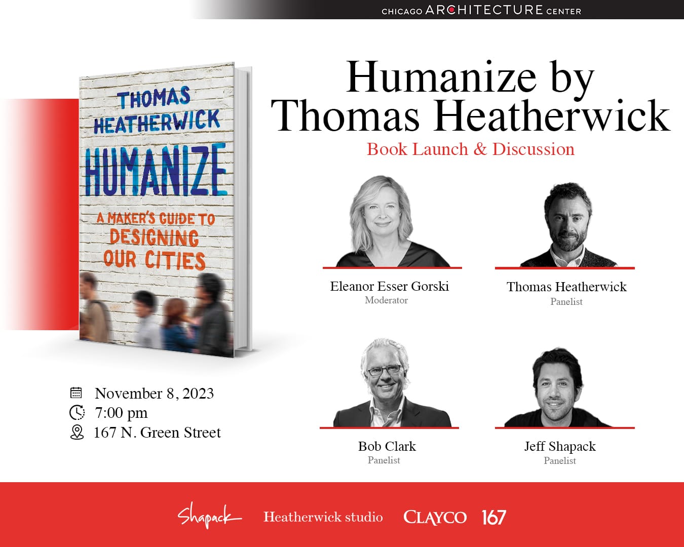 Thomas Heatherwick Book Launch & Discussion