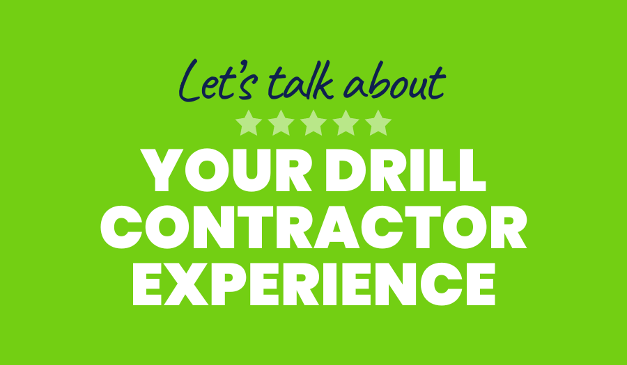 Let’s talk about your drill contractor experience
