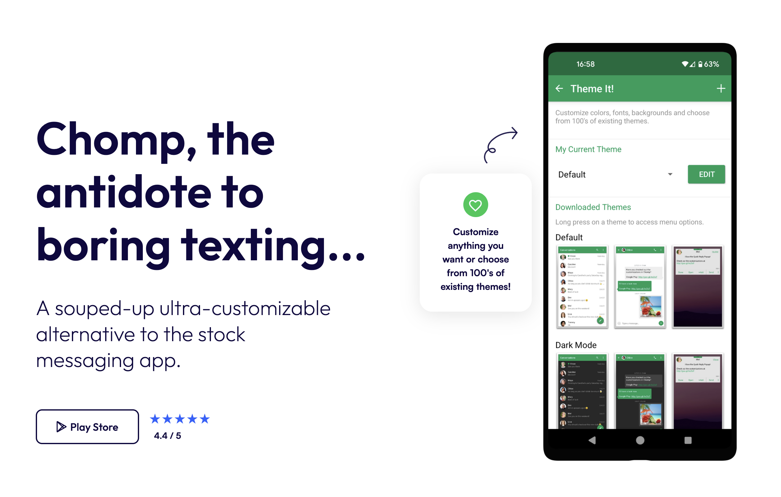 Chomp SMS - The antidote to boring texting...