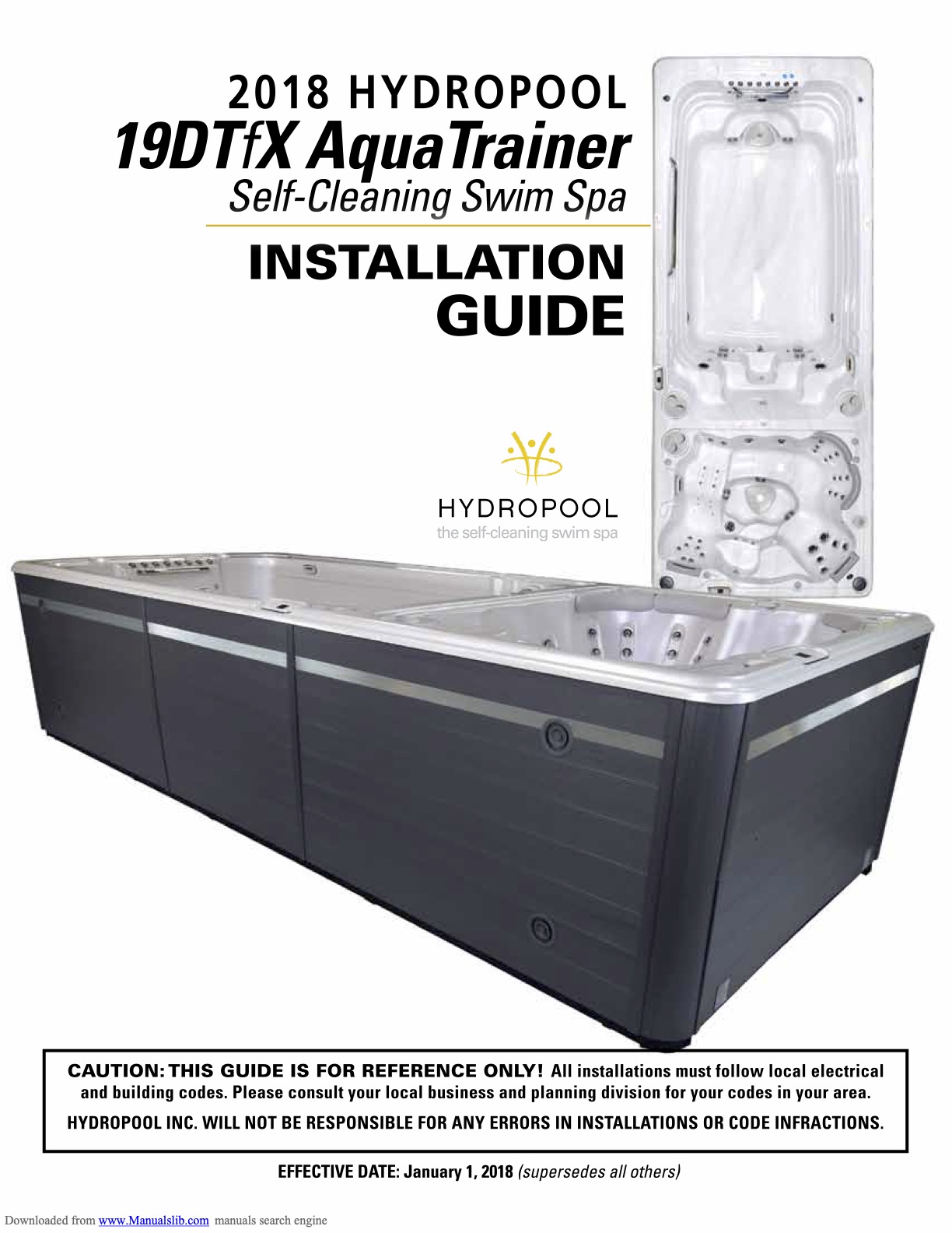 FOR SALE: Hydropool Swim Spa – 19 DTfX Aqua Trainer