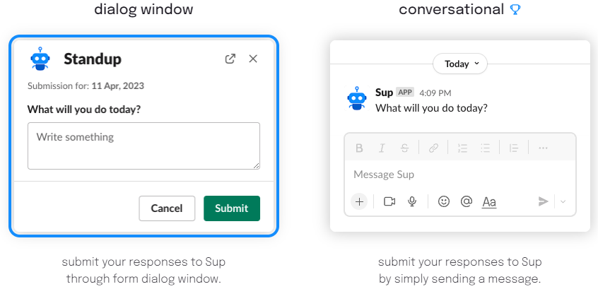 The top 5 most popular Slack standup bots