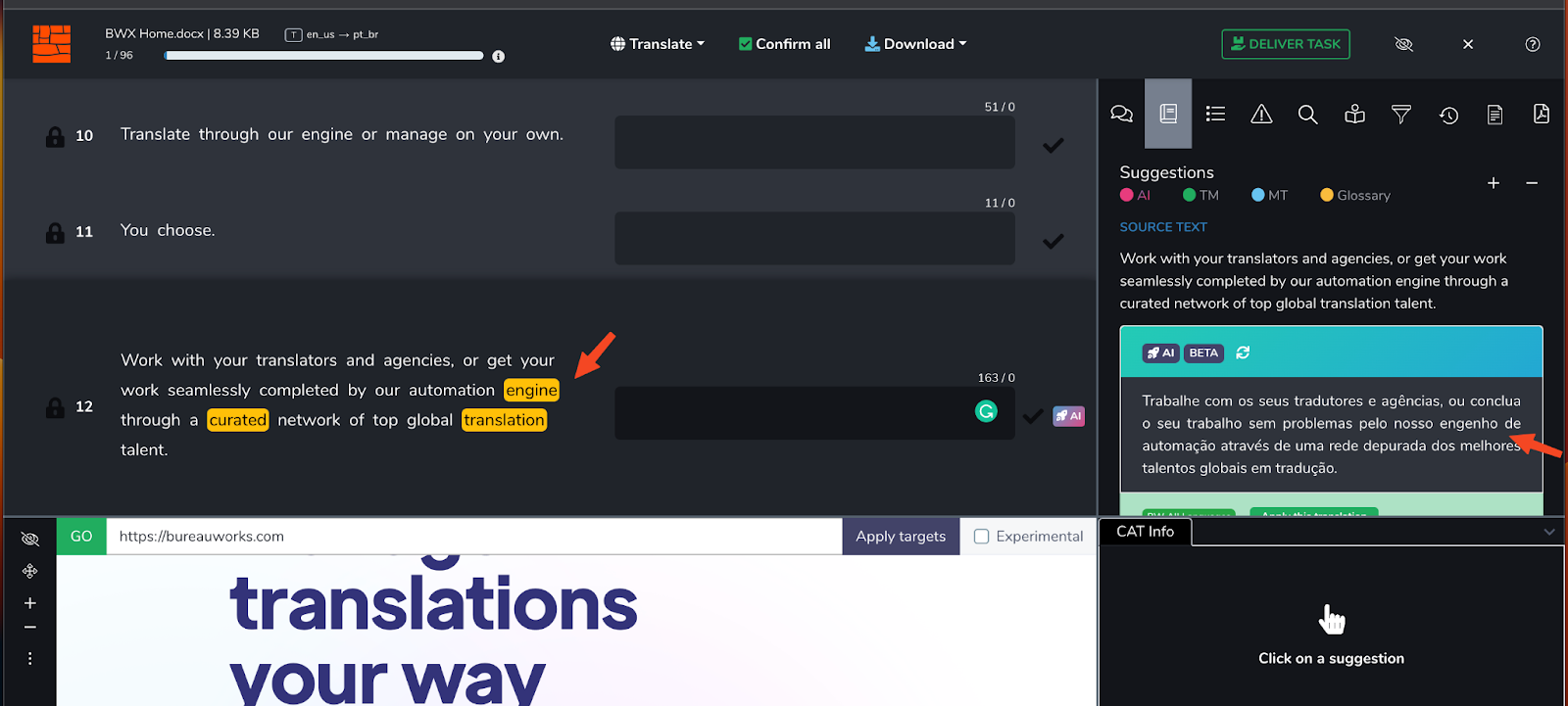 Tradução sensível ao contexto com Modelos de Linguagem Avançados