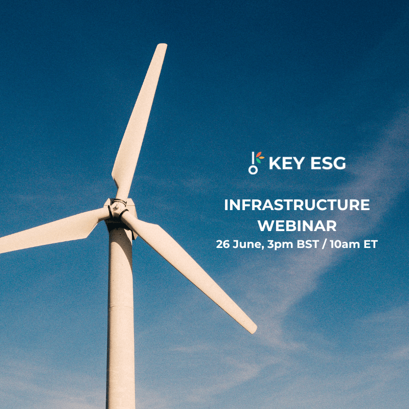 Register now for our webinar on ESG in infrastructure