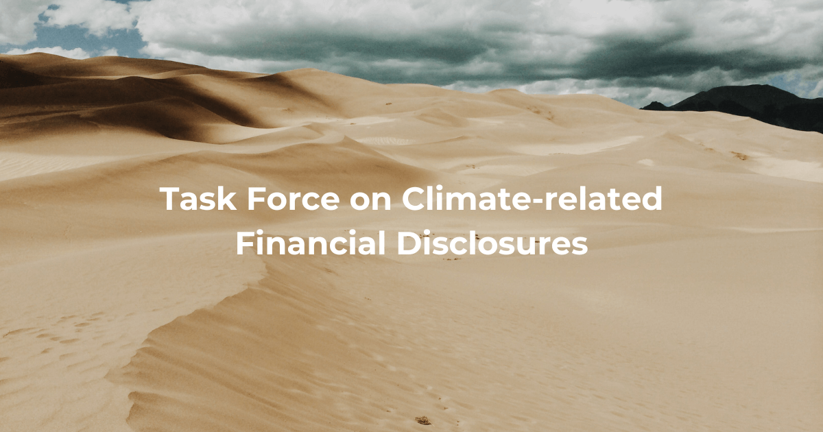 TCFD regulations explored for private equity fund managers.