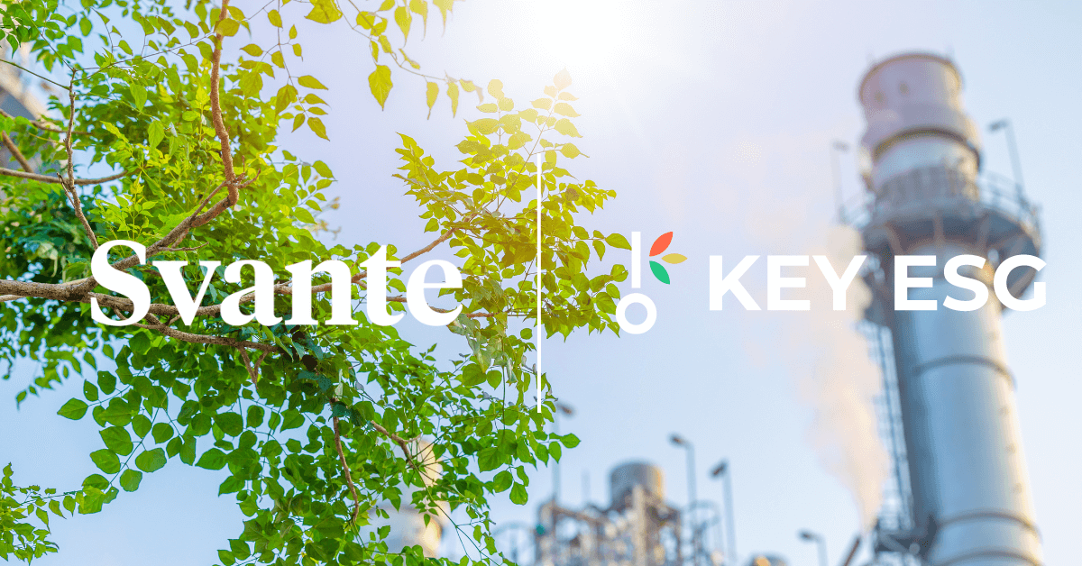 Svante Inc leverages KEY ESG's company platform for its ESG