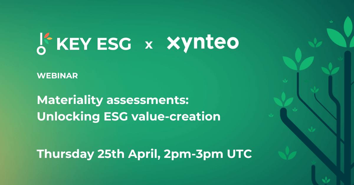KEY ESG and Xynteo's webinar on double materiality