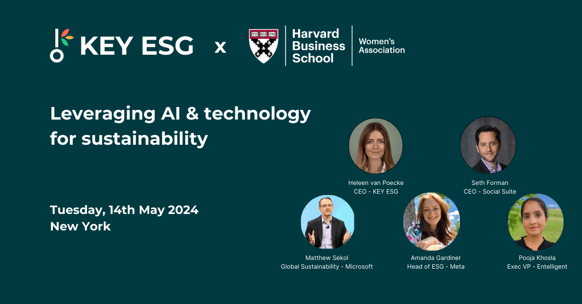 Event: Leveraging technology to drive ESG best-practice