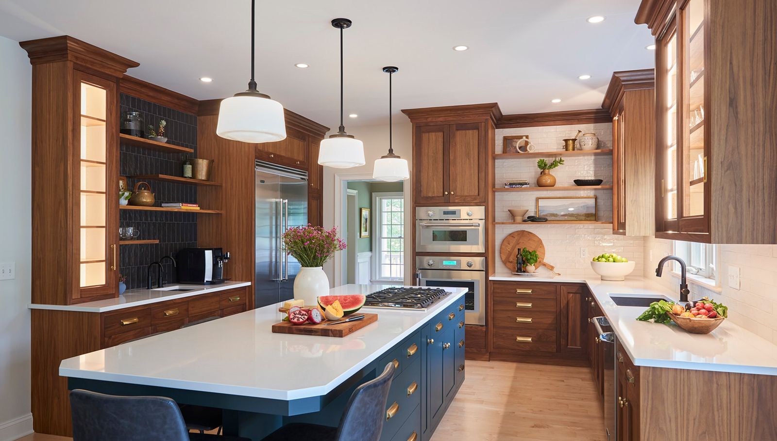 Jim Martin Design | Portfolio - Natural Walnut Kitchen Remodel