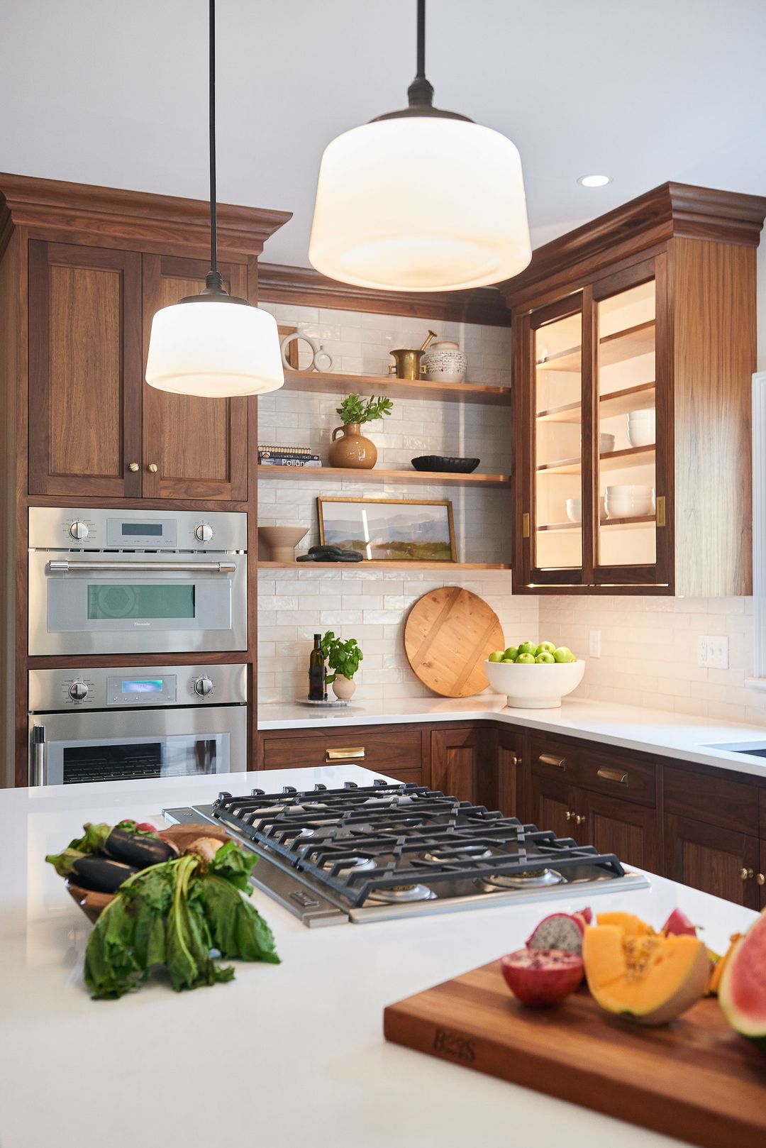 Jim Martin Design | Portfolio - Natural Walnut Kitchen Remodel