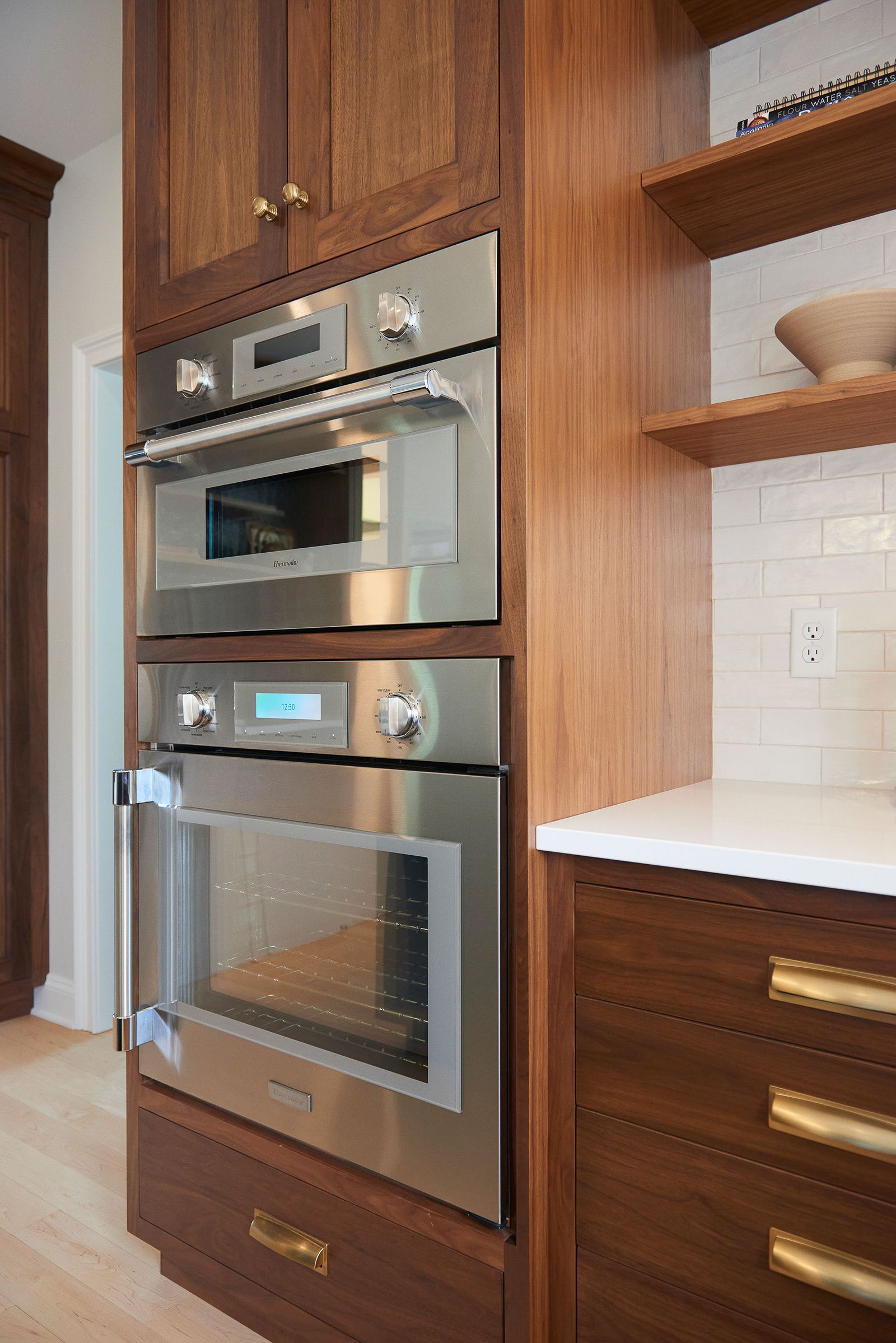 Jim Martin Design | Portfolio - Natural Walnut Kitchen Remodel
