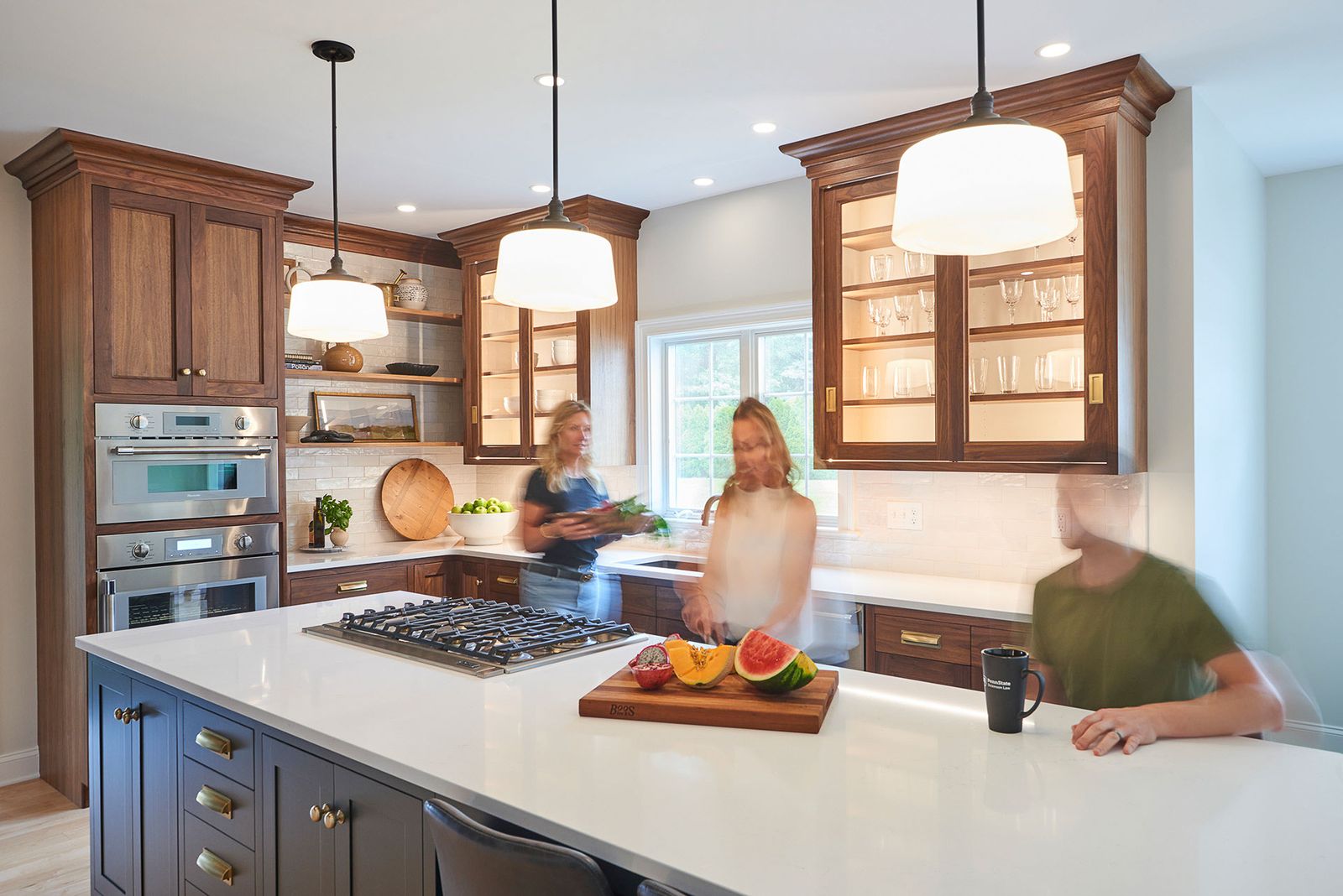 Jim Martin Design | Portfolio - Natural Walnut Kitchen Remodel