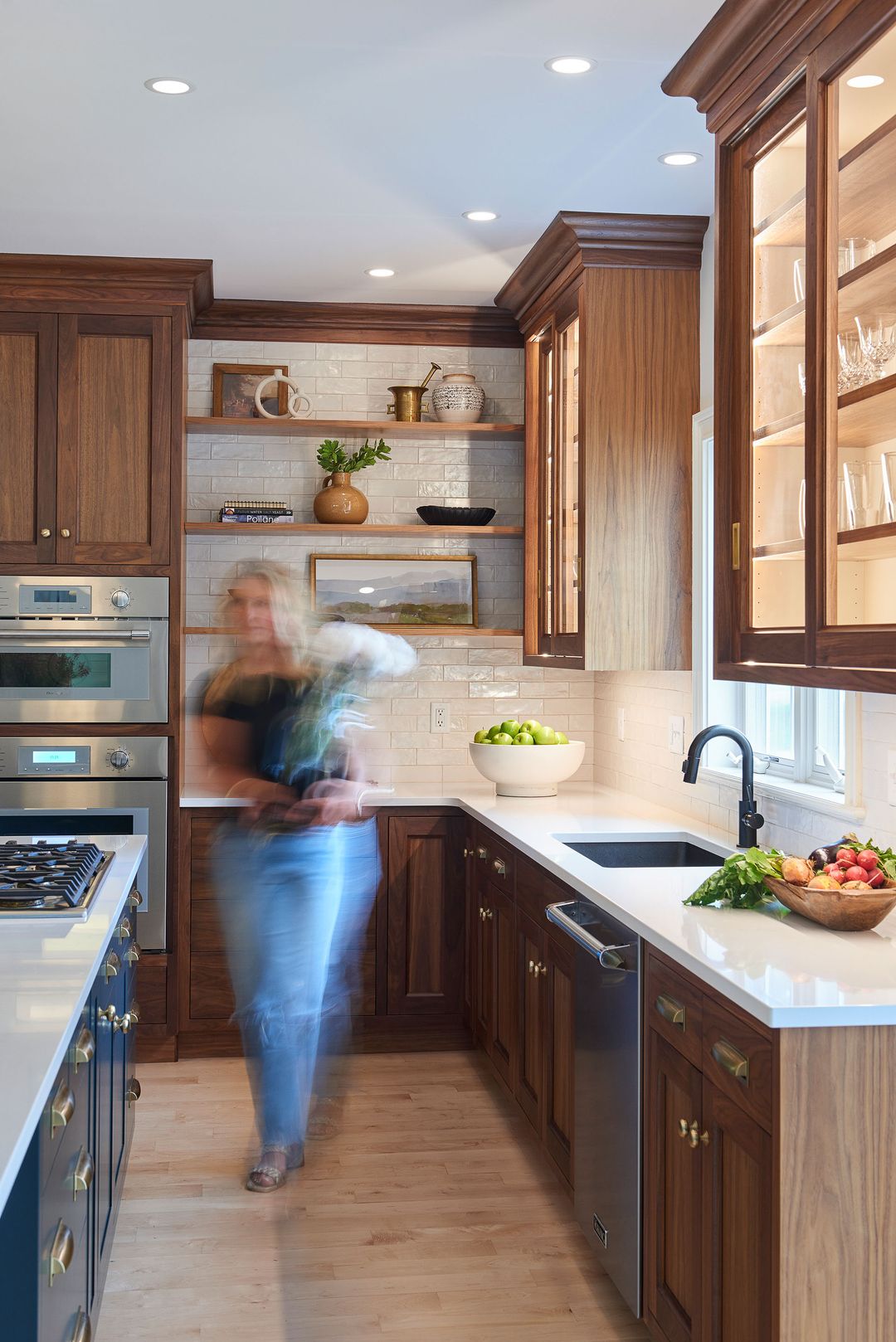 Jim Martin Design | Portfolio - Natural Walnut Kitchen Remodel