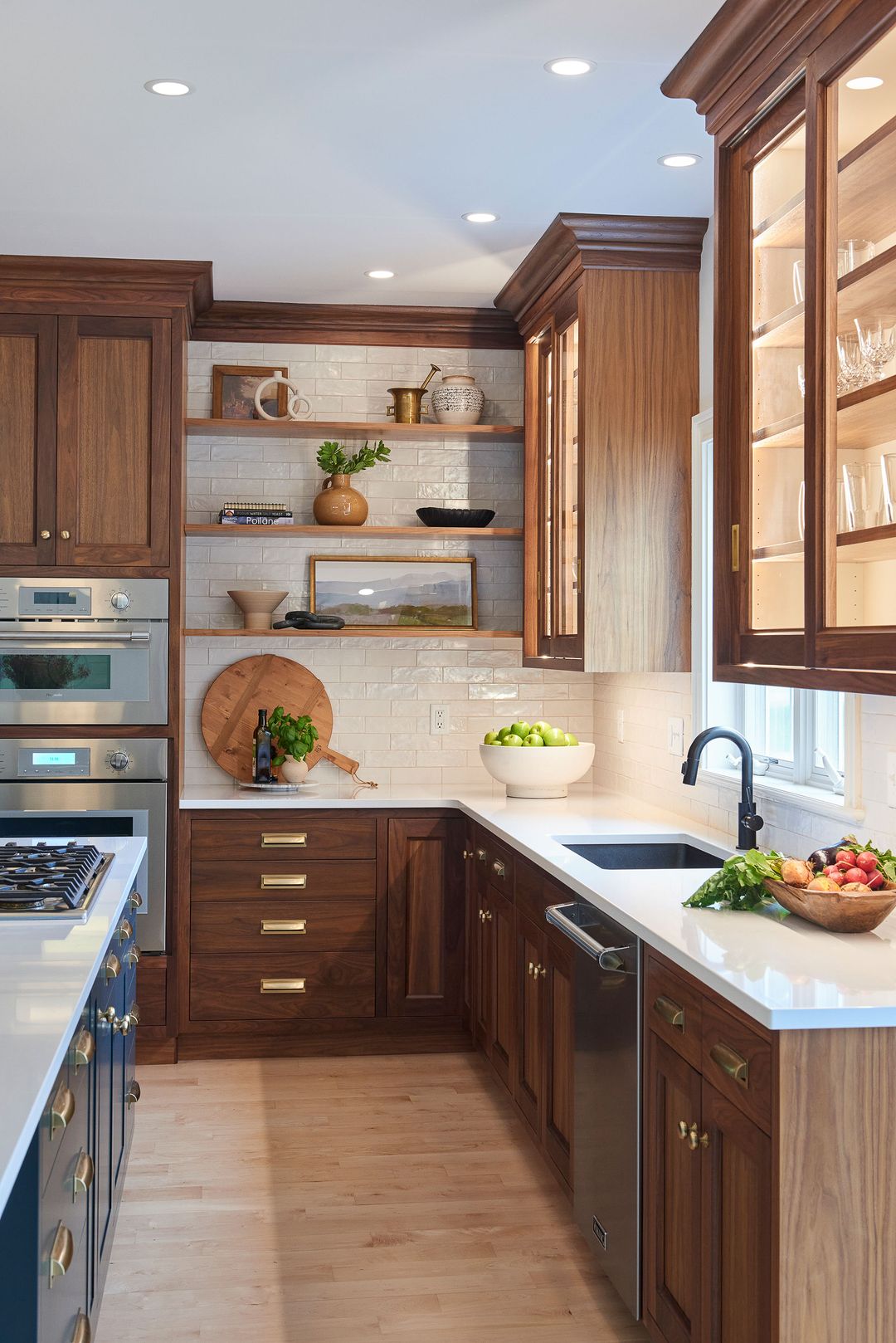 Jim Martin Design | Portfolio - Natural Walnut Kitchen Remodel