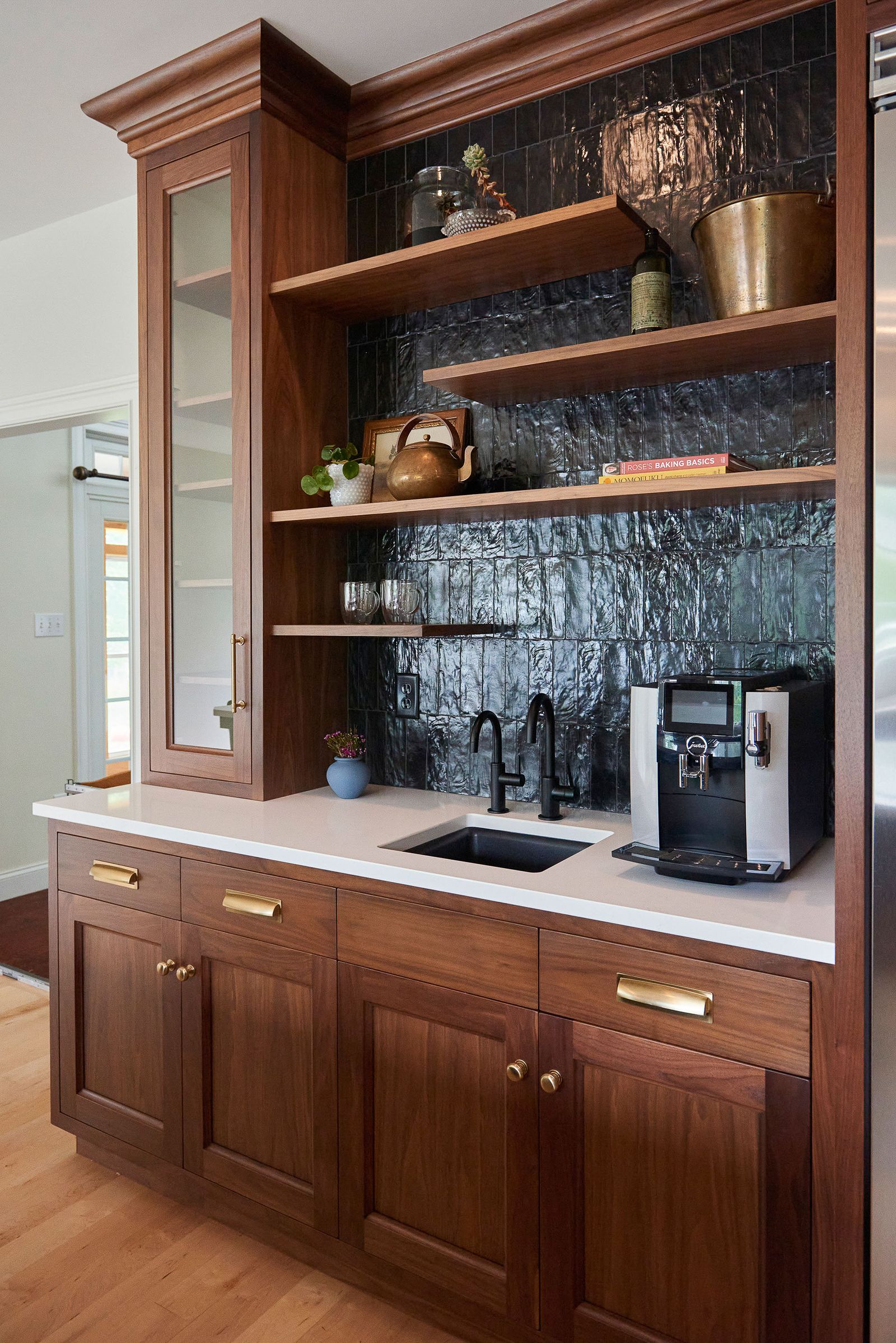 Jim Martin Design | Portfolio - Natural Walnut Kitchen Remodel