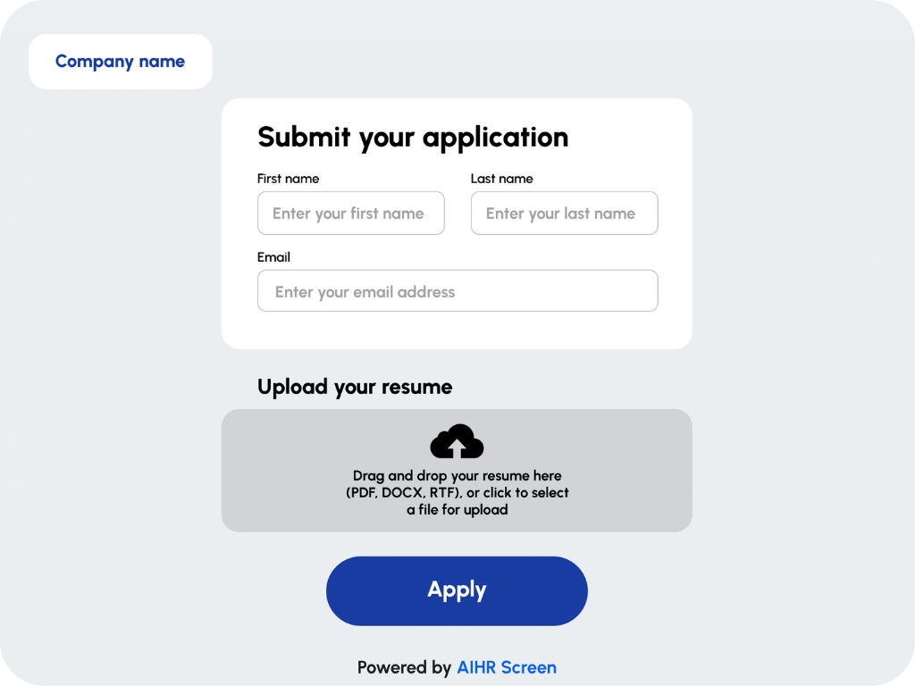 AIHR Screen: Top AI Hiring & Interview Screening Tool