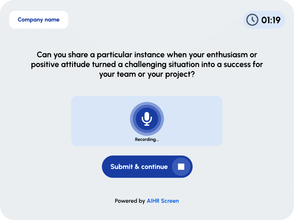 AIHR Screen: Top AI Hiring & Interview Screening Tool