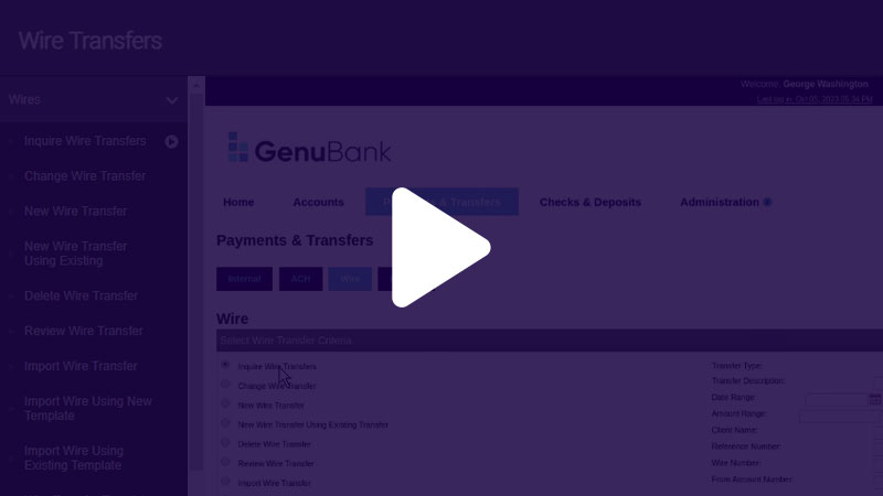 Wire Transfer Guide GenuBank