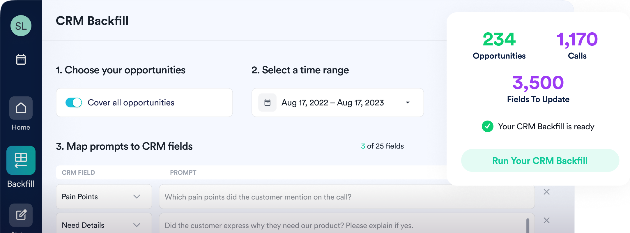 Momentum - Backfill Your CRM with Call Data At Scale