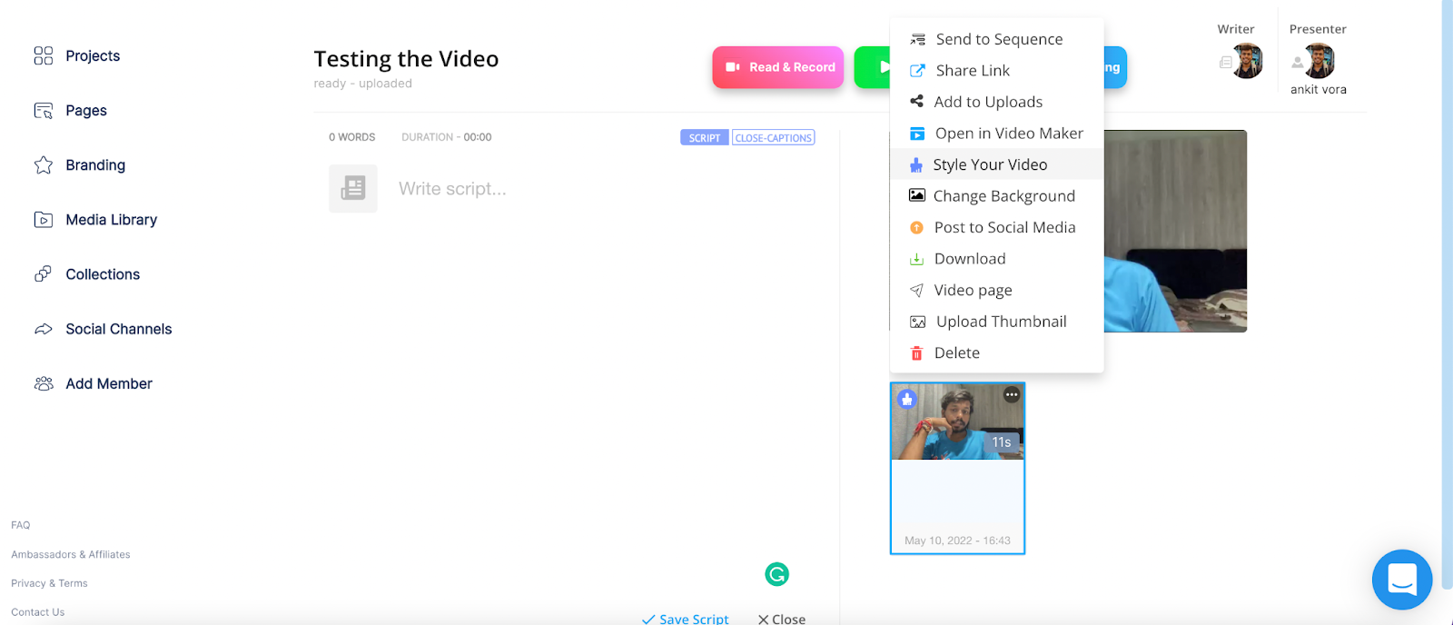 How to Make a Horizontal Video Vertical or Square with BIGVU