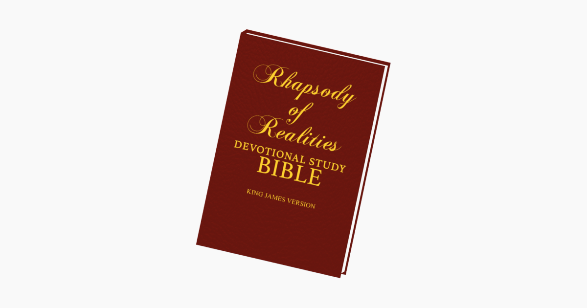 Rhapsody Of Realities Devotional Study Bible – Burgundy – Rhapsody Bibles