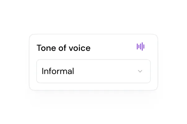 Typetone - Genereer de beste AI-teksten in jouw schrijfstijl