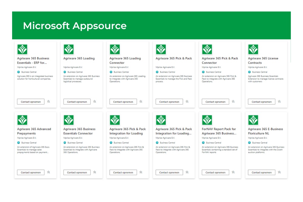 Agriware now available in Microsoft AppSource | Mprise Agriware