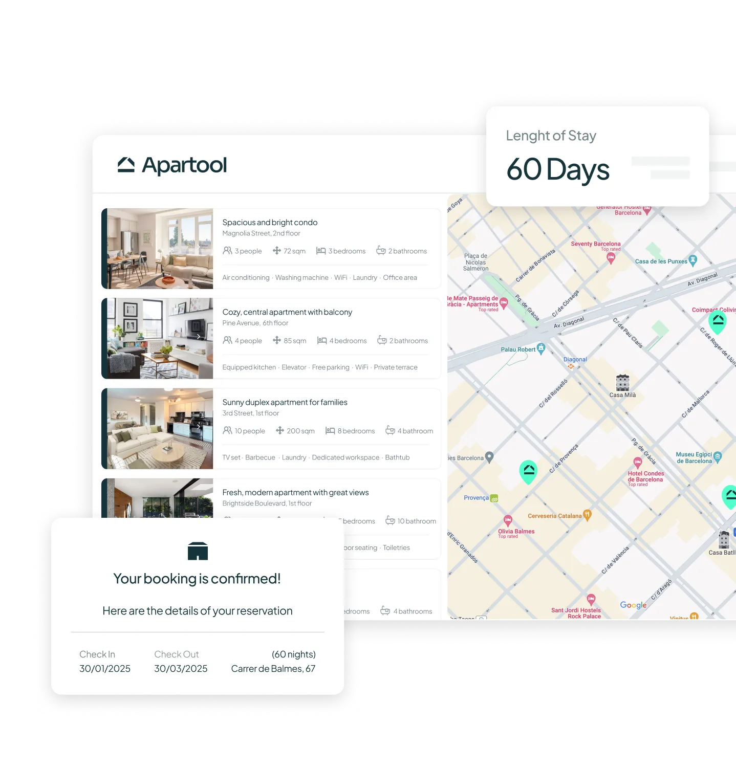 Serviced apartments and temporary housing: rentals for workers | Apartool