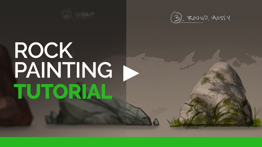 Digital Painting Basics: Rock Painting Tutorial | Evenant