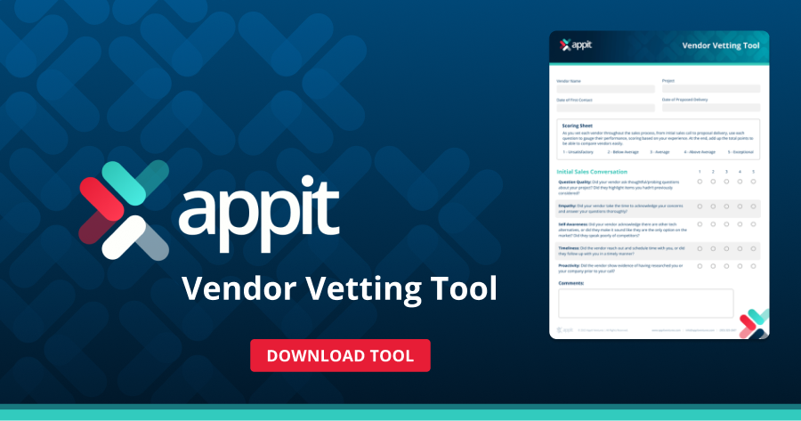 Finding the Right Custom App Development Vendor | AppIt Ventures