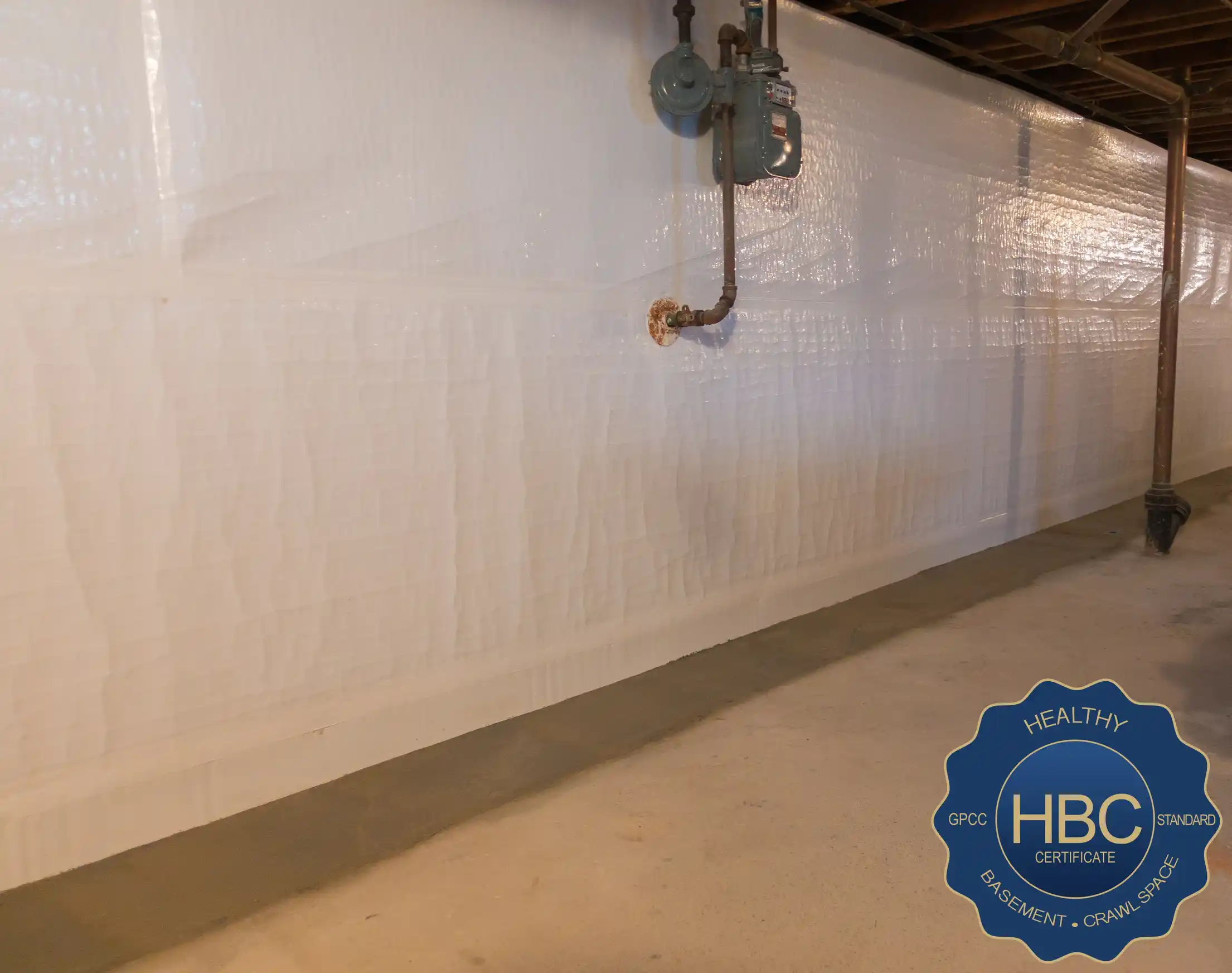 New Jersey: Vapor Barrier Wall Protection - Scaldino Basement Solutions
