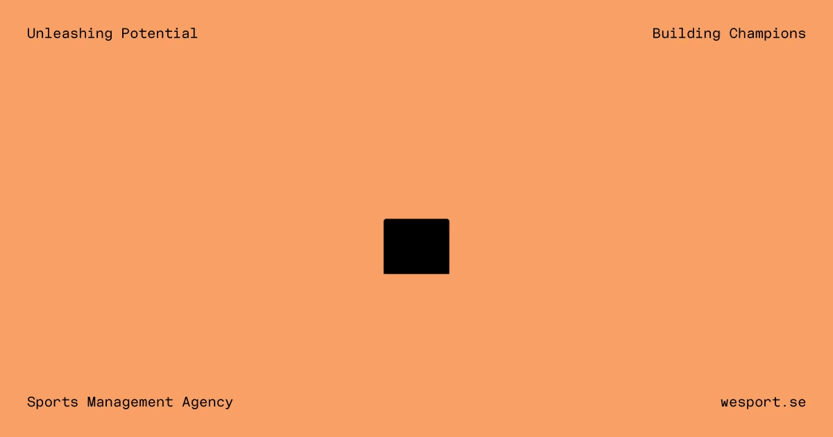 WeSport | Sports Management Agency