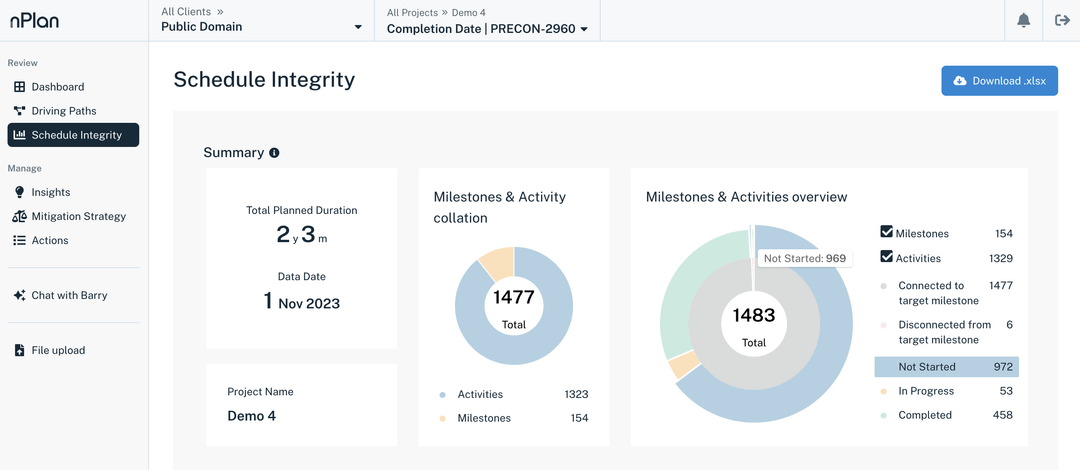 Schedule Integrity Checker | nPlan