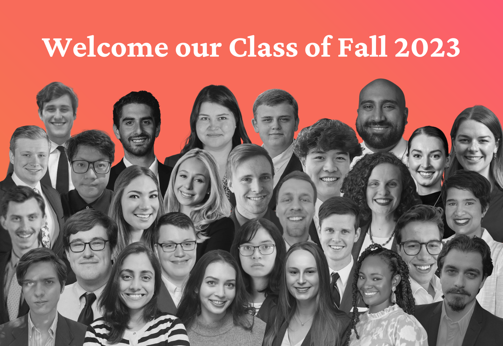 Introducing Our Fall Class of 2023