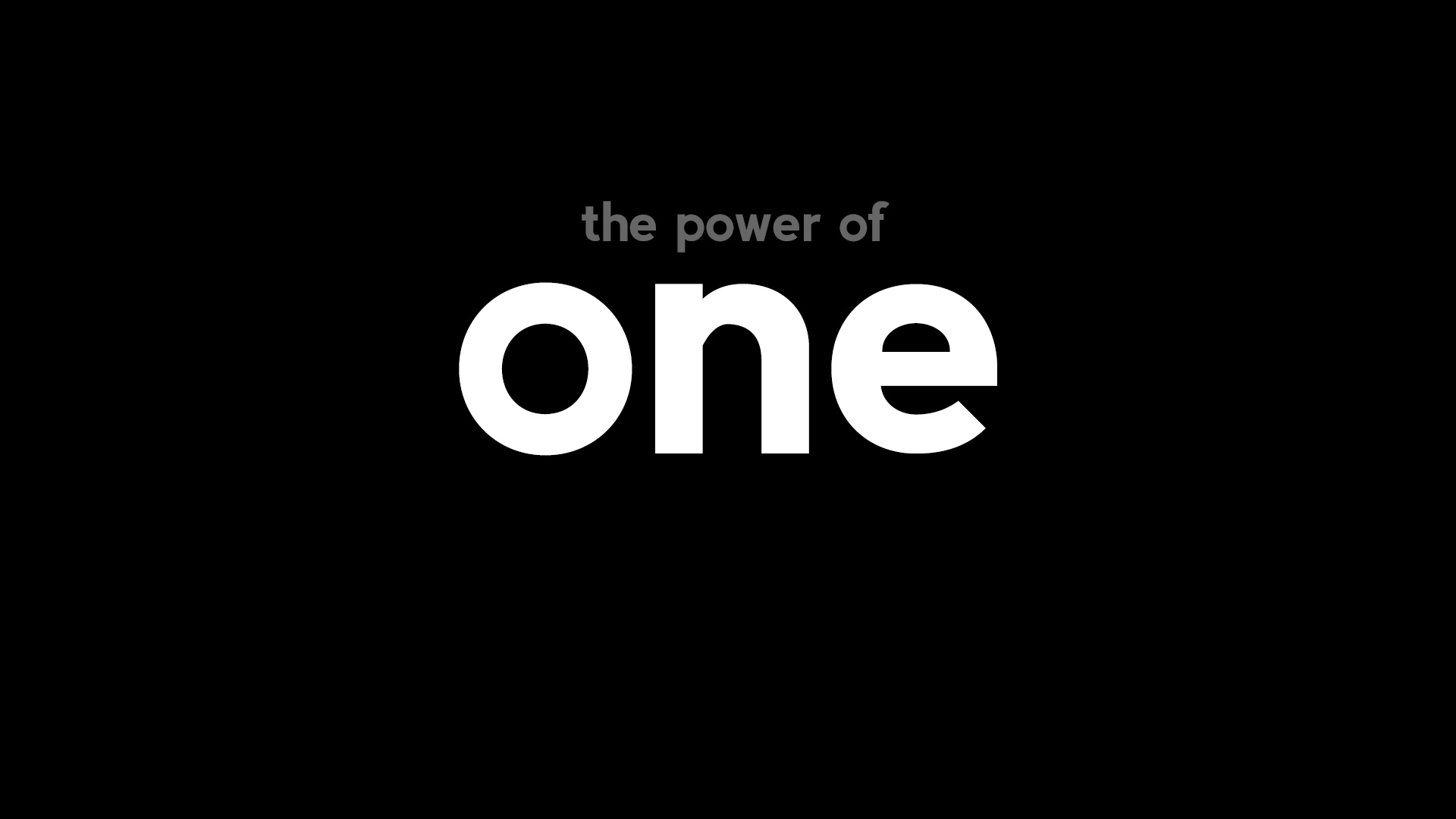 The Power of One | Sermon Series | The Brook Church Tomball, TX