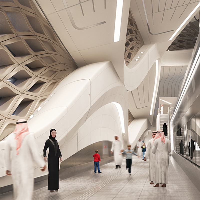 Metro KAFD Station - Rosemary Contracting