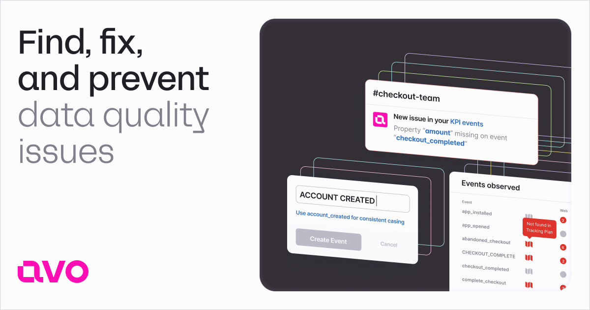 Avo: Find, fix and prevent data quality issues