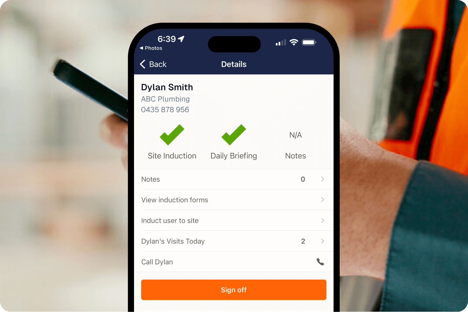 Digital Worker Attendance | SignOnSite
