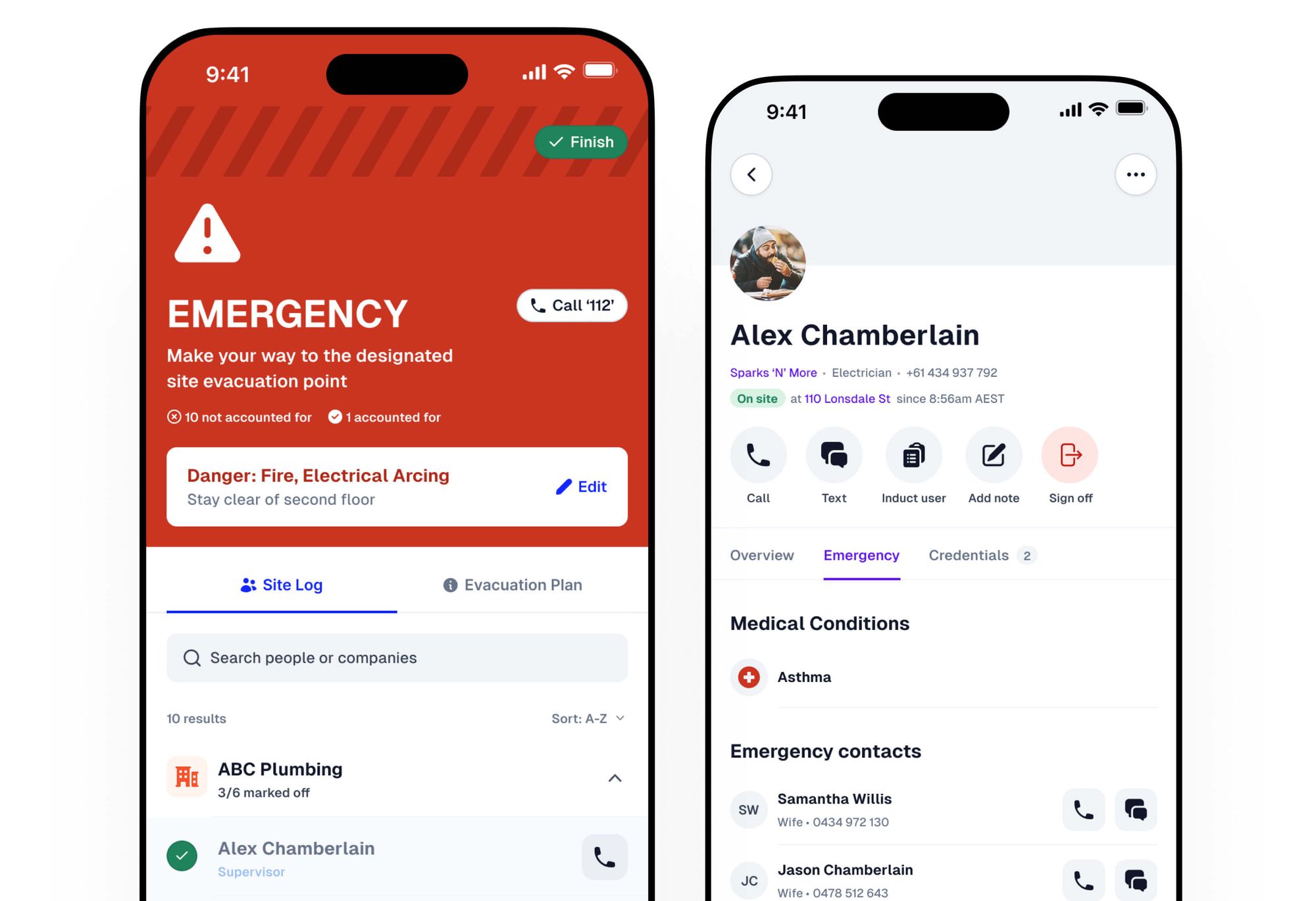 Download SignOnSite App | Construction safety software