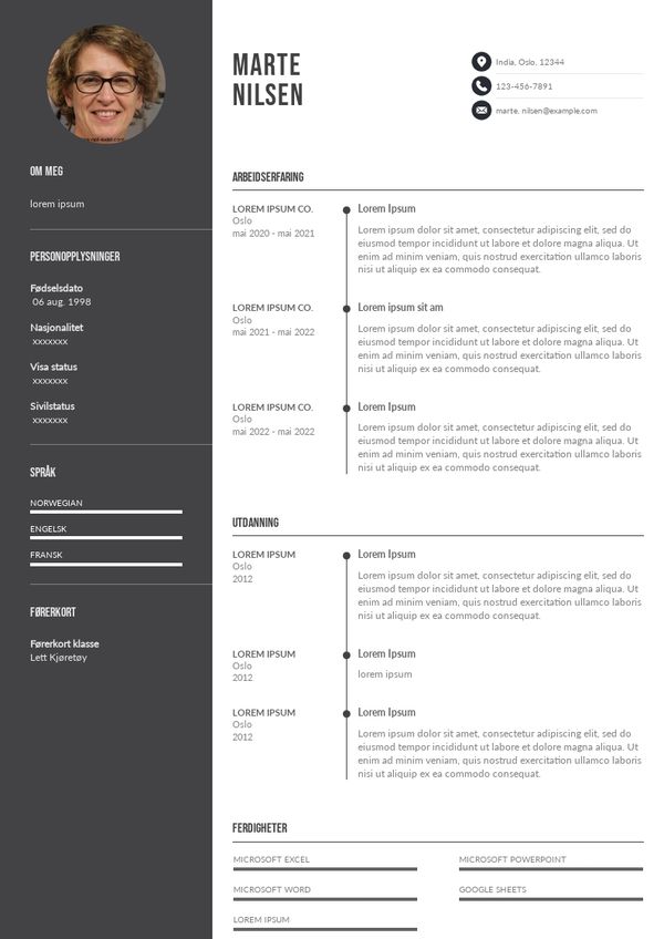 Hvordan skrive en effektiv CV for en operatør med en enkel CV-mal