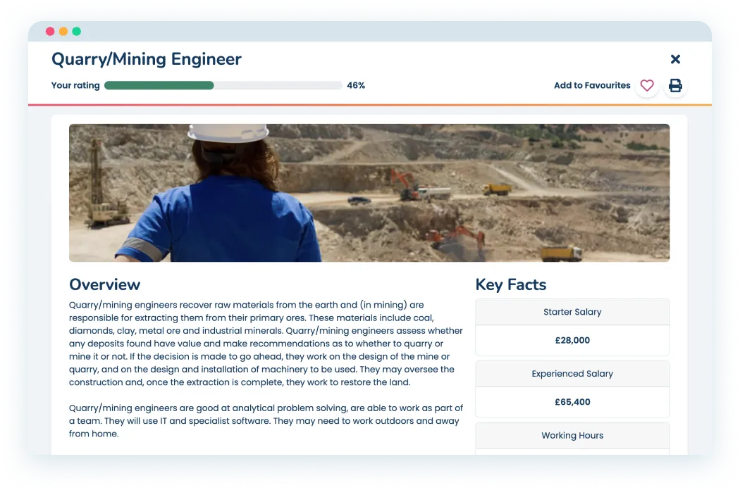 Career Profiling for Students - Online Platform