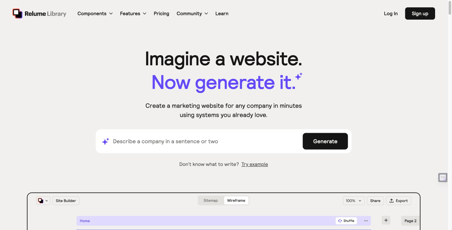 Relume AI - AI Tool Reviews, Pricing and Alternatives 2024