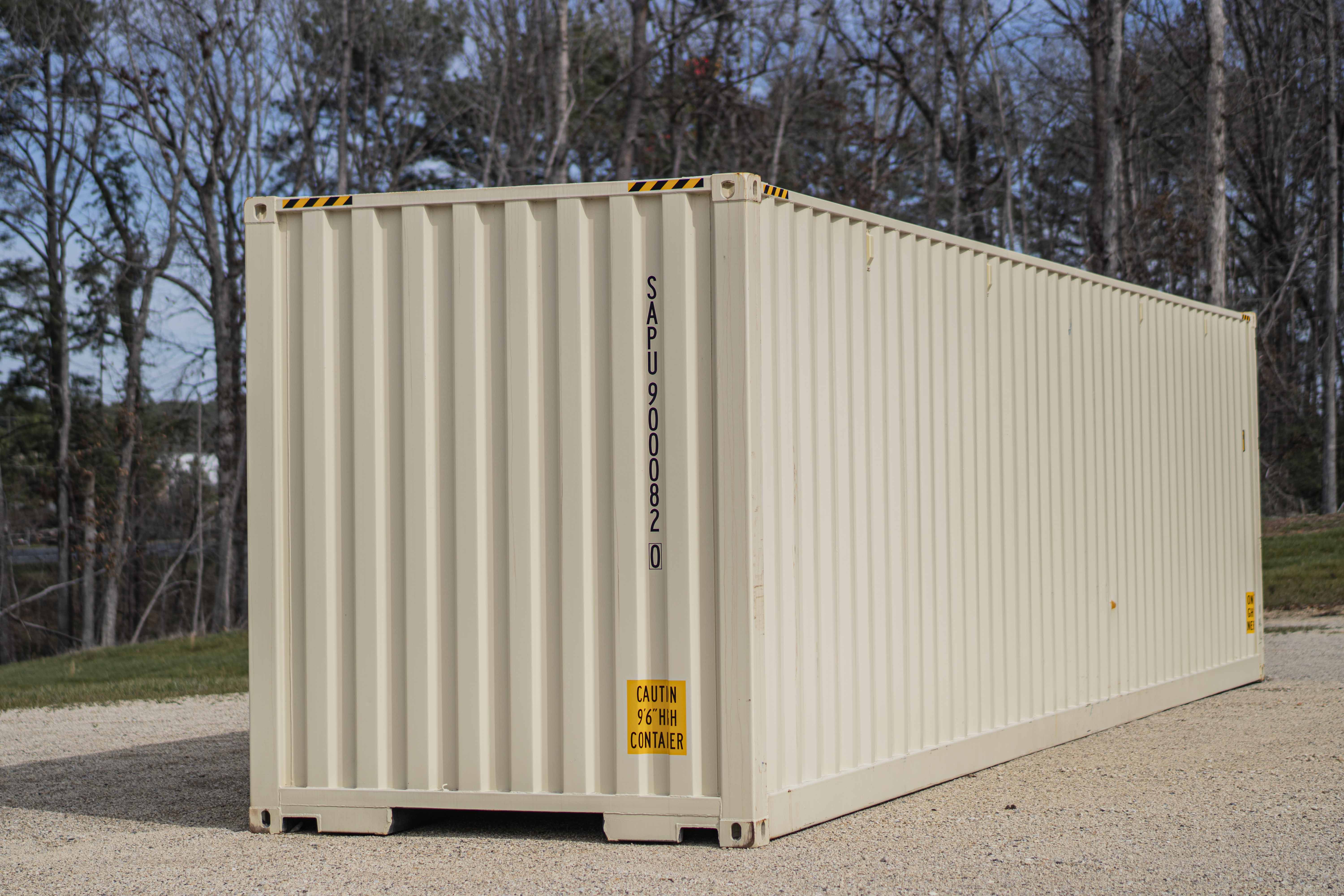 40' High Cube 4 Bays Open Side Shipping Container